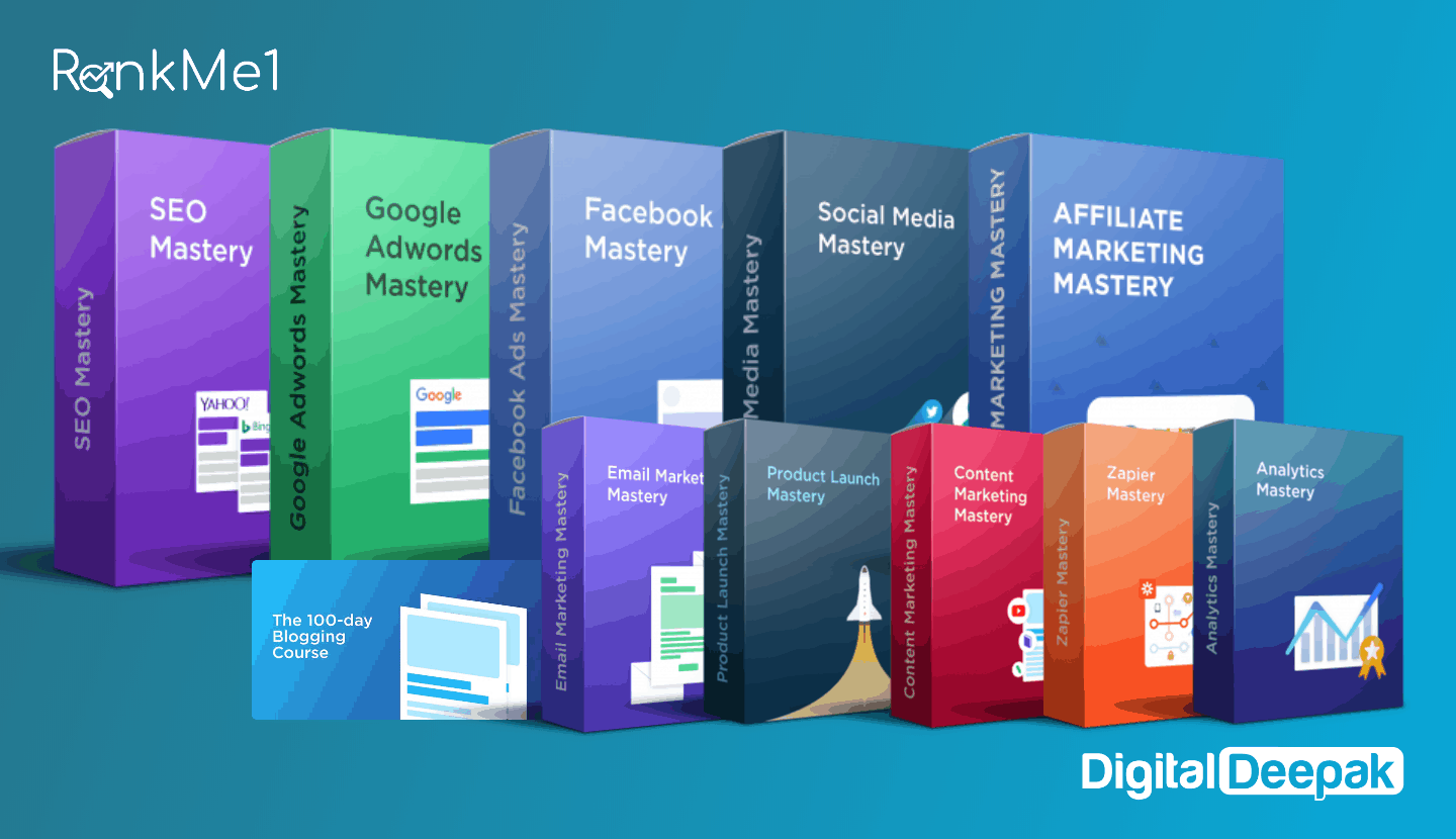 Digital Marketing Mastery Bundle - Flat 93% OFF - RankMe1 Digital Marketing Mastery Bundle - Flat 93% OFF - RankMe1